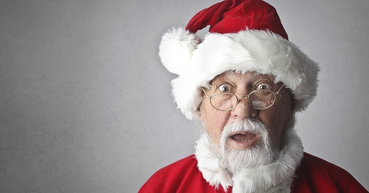 Scared Santa Claus | Peter Grandich