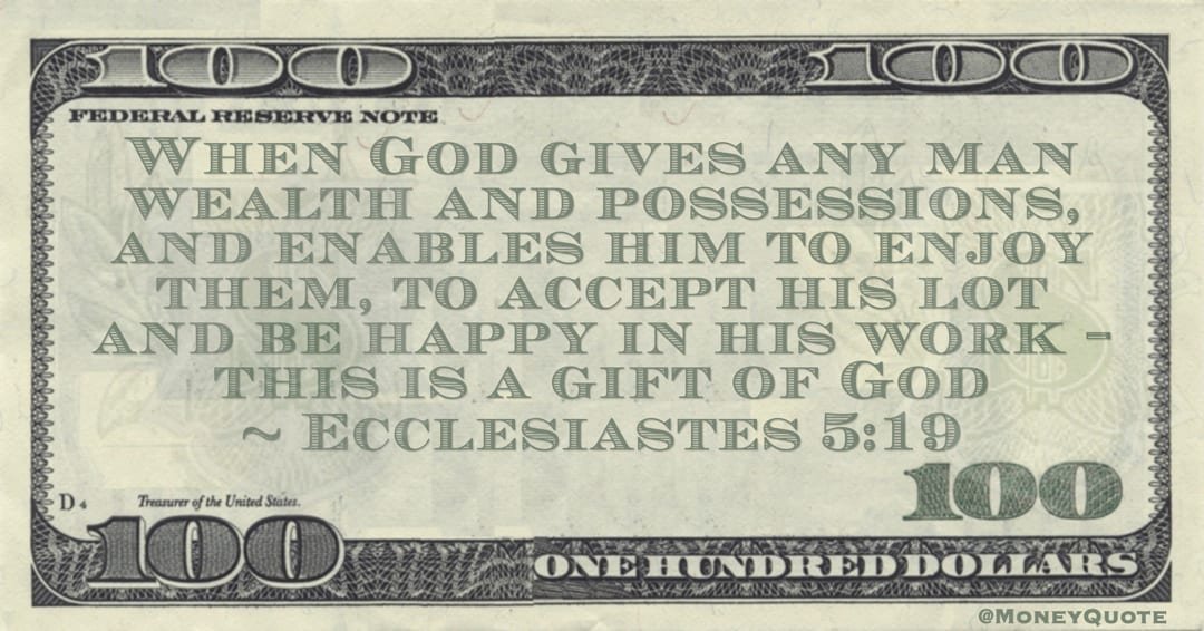 Ecclesiastes-God-Gives-Wealth-Possessions-Gift | Peter Grandich